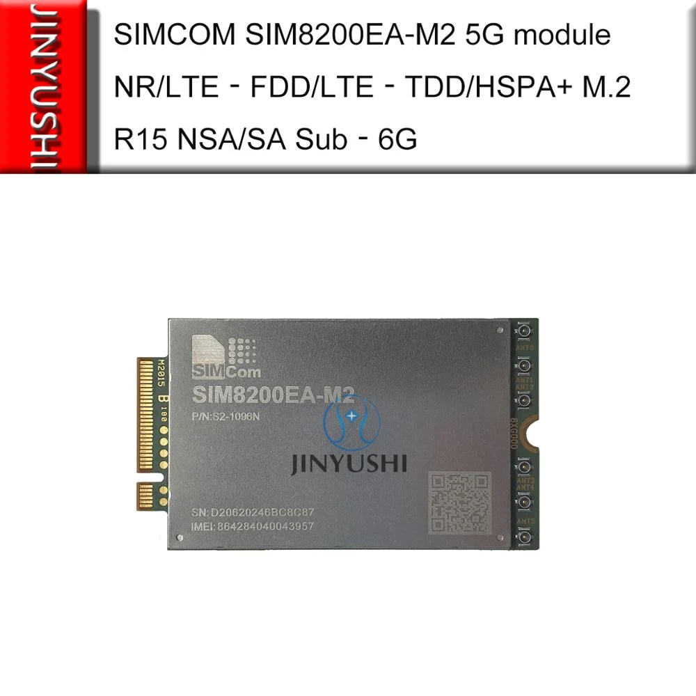 Simcom – Module Sim8200ea – M2 5g Avec Adaptateur Usb, Ngff Vers Mini Pcie Nano Sim Card Nr/lte ...