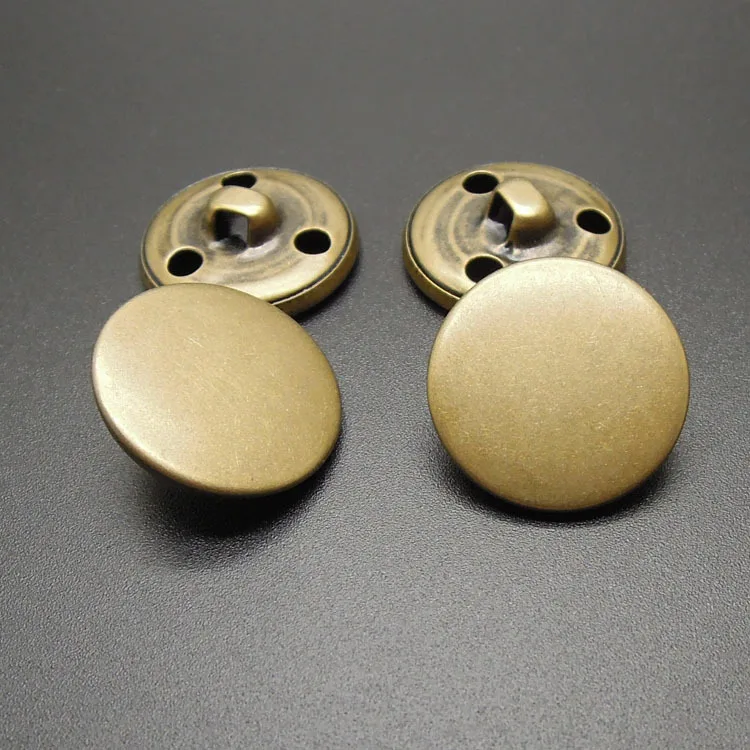 High-grade Bronze Hand Sewn Metal Buttons Woolen Coat Buttons ...