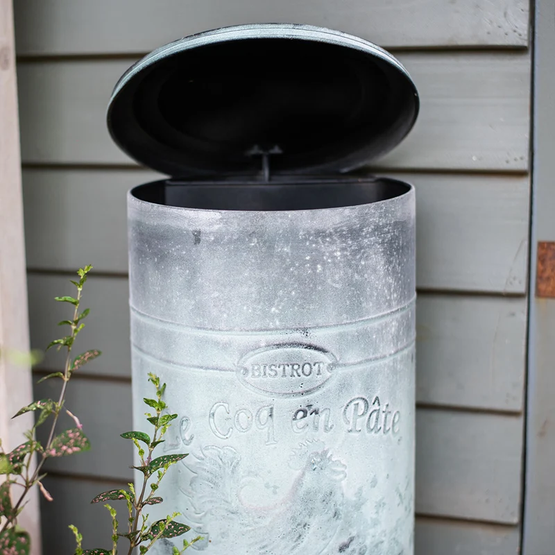 Metal Garbage Can