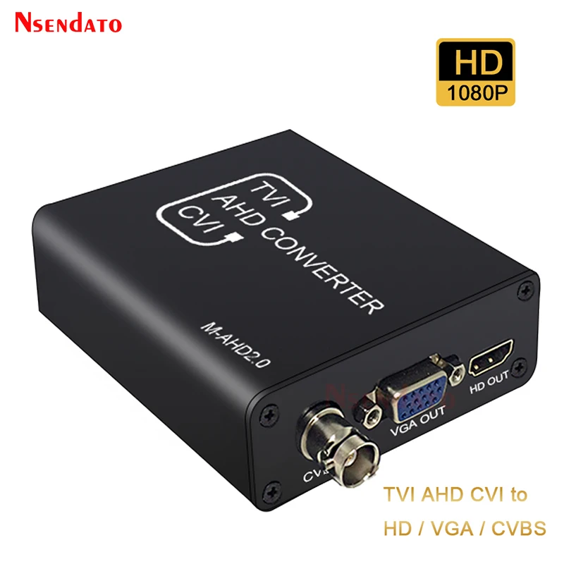 720/1080p 5mp 2mp Tvi Cvi Ahd Signal To Hd/vga/cvbs Signal Converter ...