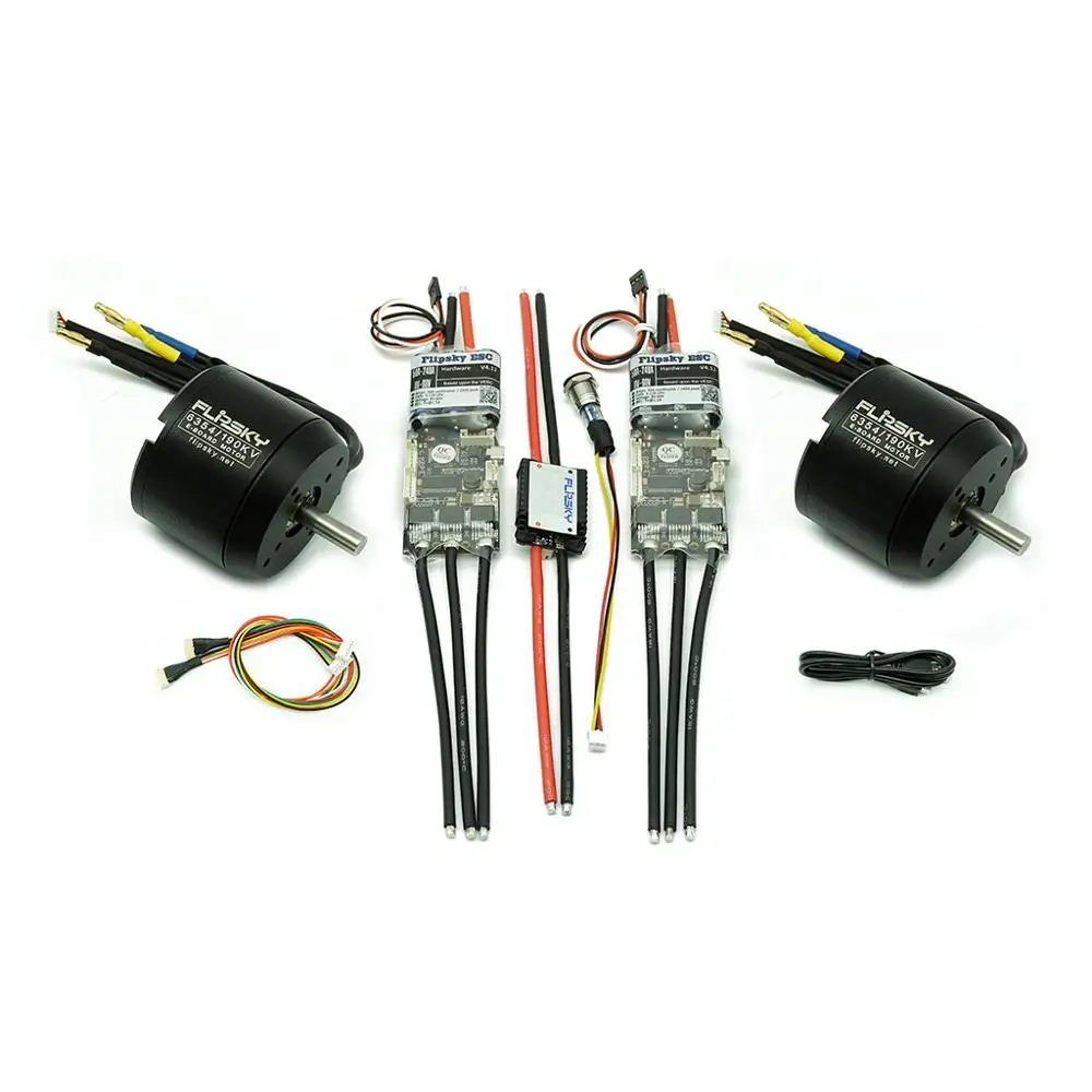 DIY Dual Electric Skateboard Kit 6354 Motors and ESC4.12 280A Anti ...