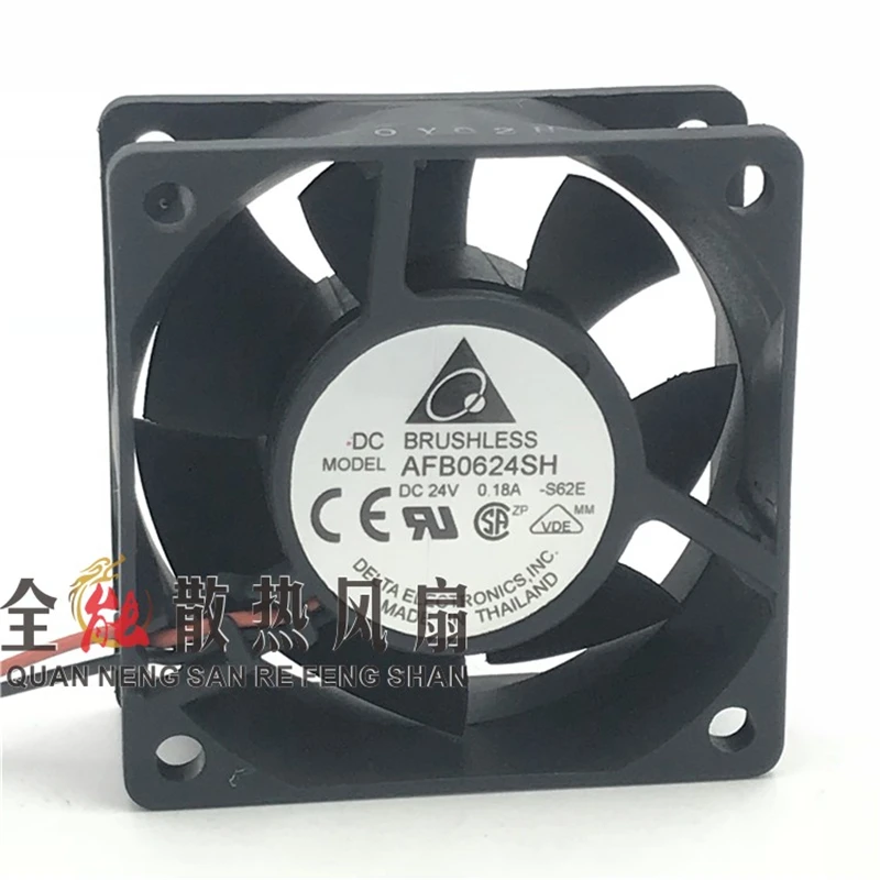 original 6025 24V AFB0624SH 0.18A 6CM inverter double ball gale volume ...