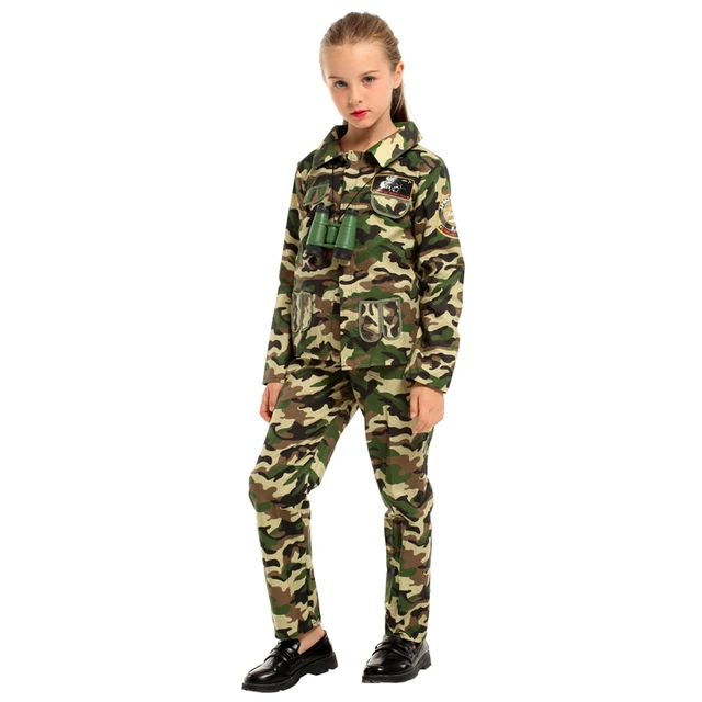 Army Girl Costume For Kids
