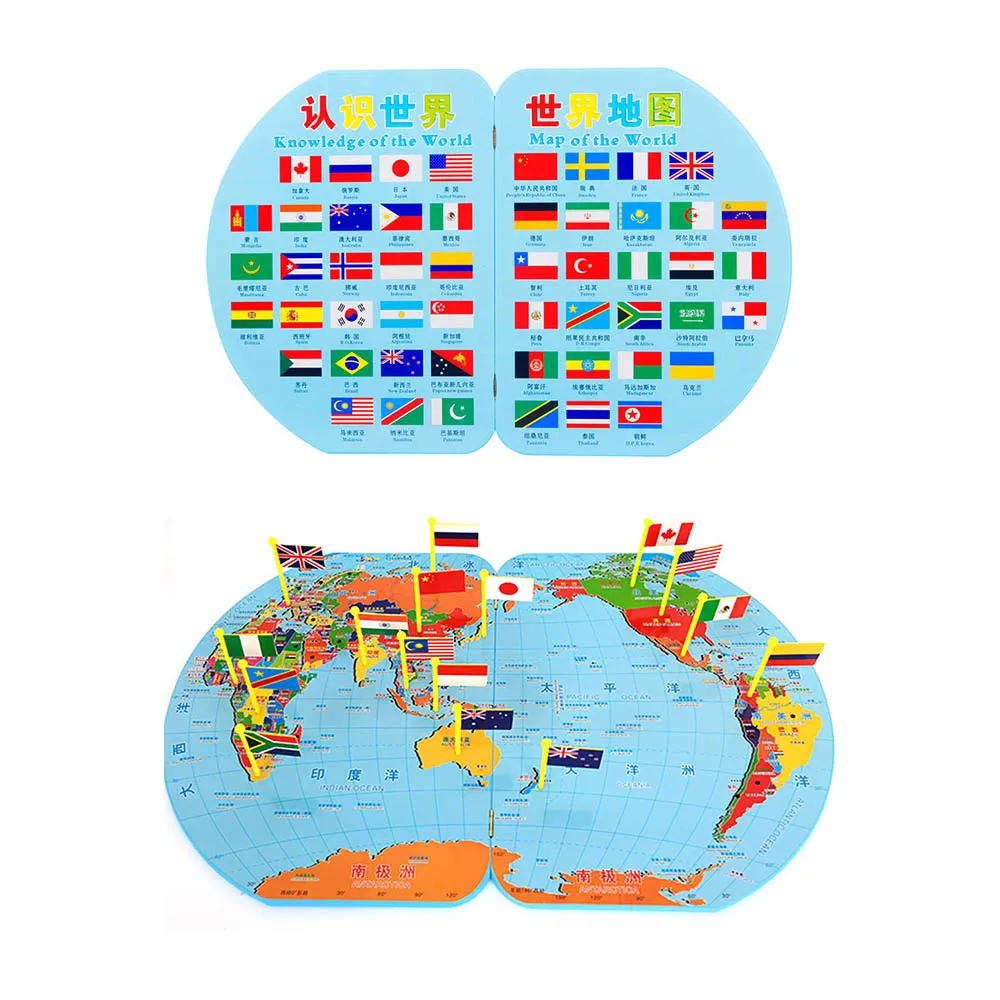 World Map For Kids With Countries
