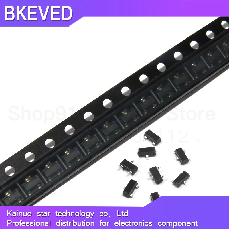 100PCS BC807 25 BC807 40 BC817 25 BC817 40 BC846B BC847B BC847C BC848B ...