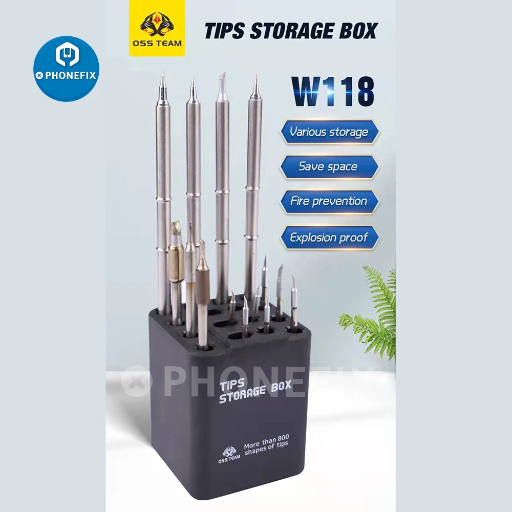 Storage-Box-For-Heating-Element-Soldering-Iron-Tips-T12-JBC-Heating ...