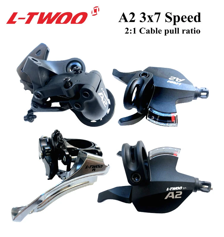 LTWOO Groupset LTWOO A2 3x7 21 Speed Groupset Shifter Lever+Rear ...