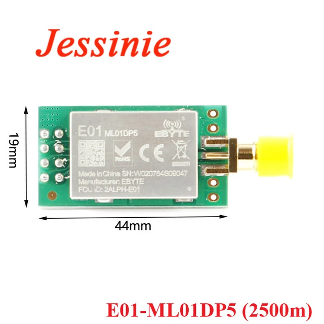 SPI NRF24L01 PA LNA Rf Module E01-ML01DP5 Long Range 20dBm, 53% OFF