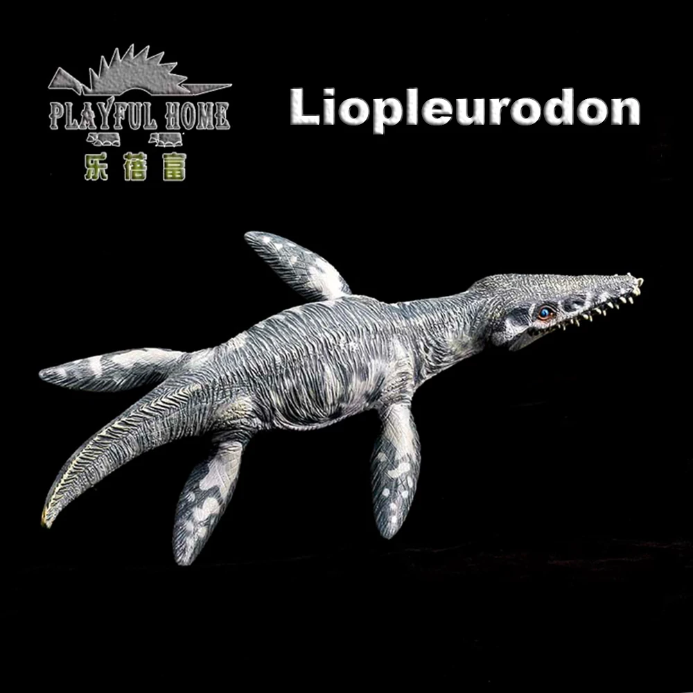 Figura de acción de dinosaurio Liopleurodon para niños, modelo hecho a ...