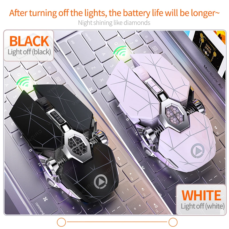 Silver-Eagle-A7-Silent-Rechargeable-Wireless-Mouse-USB-Computer ...