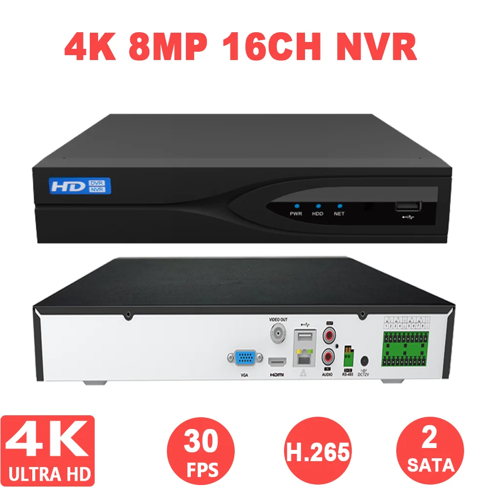 4K-8MP-30FPS-NVR-8CH-or-16CH-2-SATA-Interfaces-H-265-P2P-ONVIF-Network ...