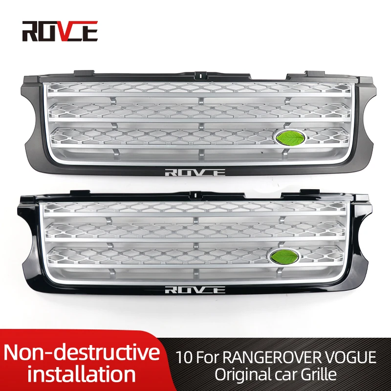 ROVCE Front Bumper ABS Grille Grill For Land Rover Range Rover Vogue ...