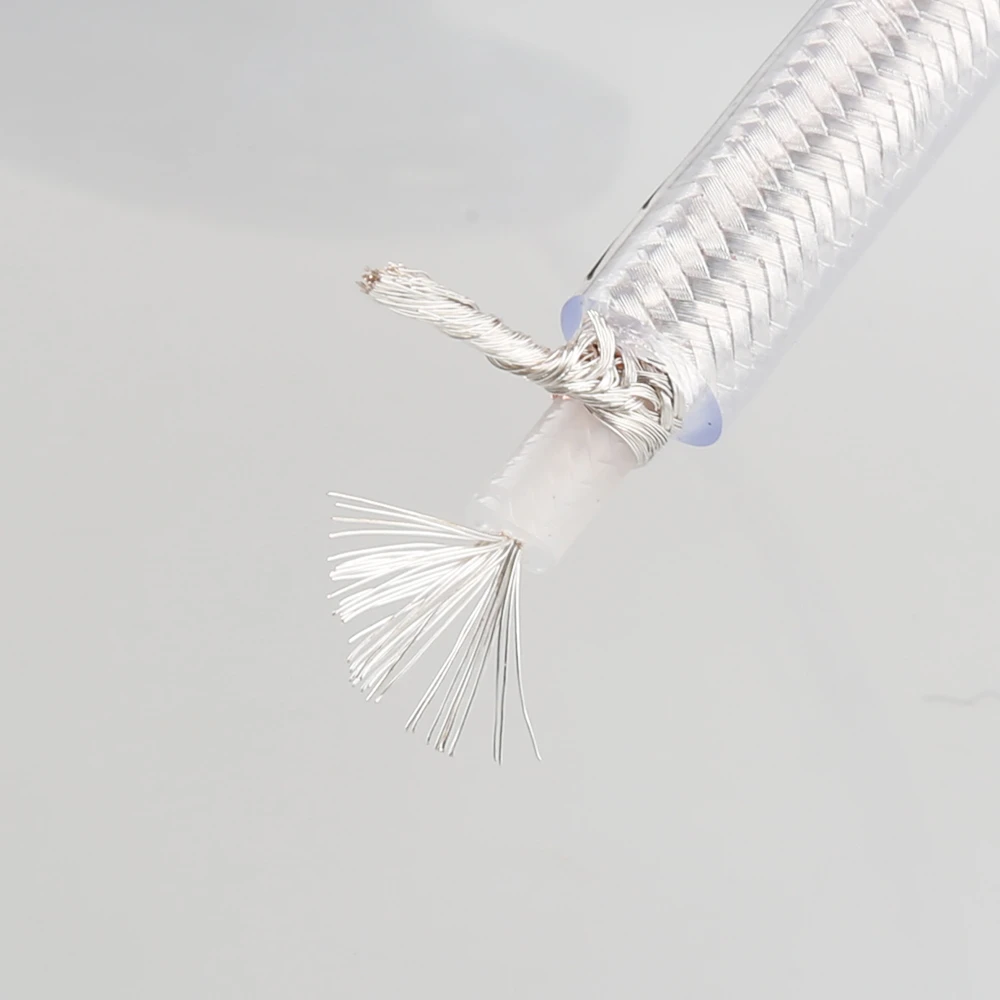 DT4 HI End OCC Silver plated 75ohm Digital Coaxical Cable HIFI Digital ...