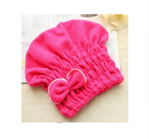 Однотонная шапка для быстрой сушки волос из микрофибры, женская шапка ...