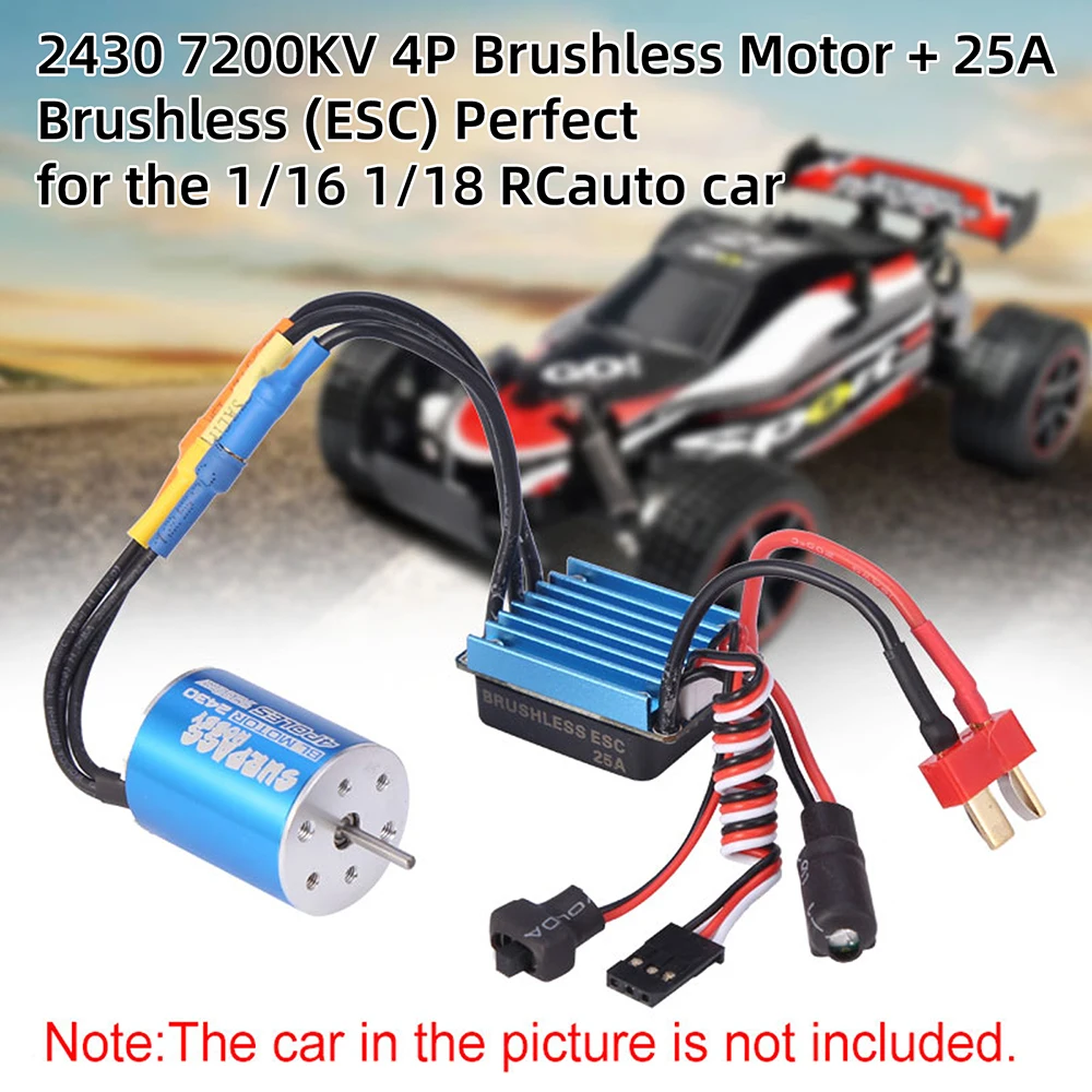 Surpass Hobby 2430 8200KV 7200KV 5800KV Motor for 1/18 1/16 HSP Redcat ...