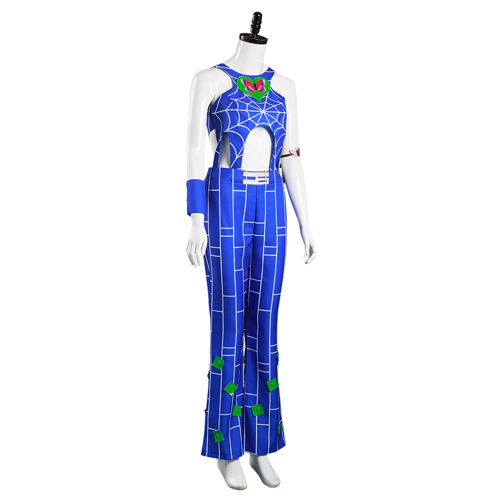 Anime JoJo‘s Bizarre Adventure Jolyne Cujoh Cosplay Costume ...
