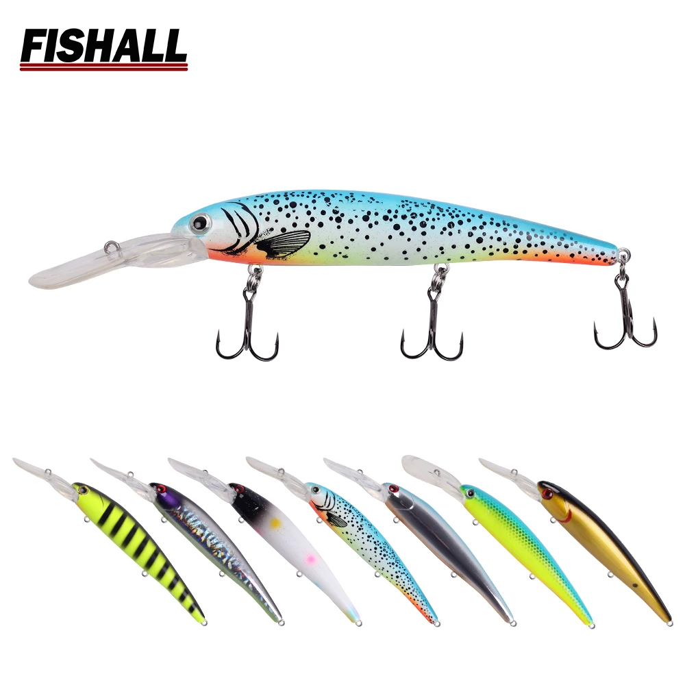 Walleye Deep 120mm 20g Hard Plastic Wobbler Fishing Lure Floating Deep ...