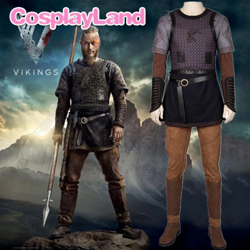 Vikings Ragnar Lothbrok Men's Fancy Dress Costume | ubicaciondepersonas ...