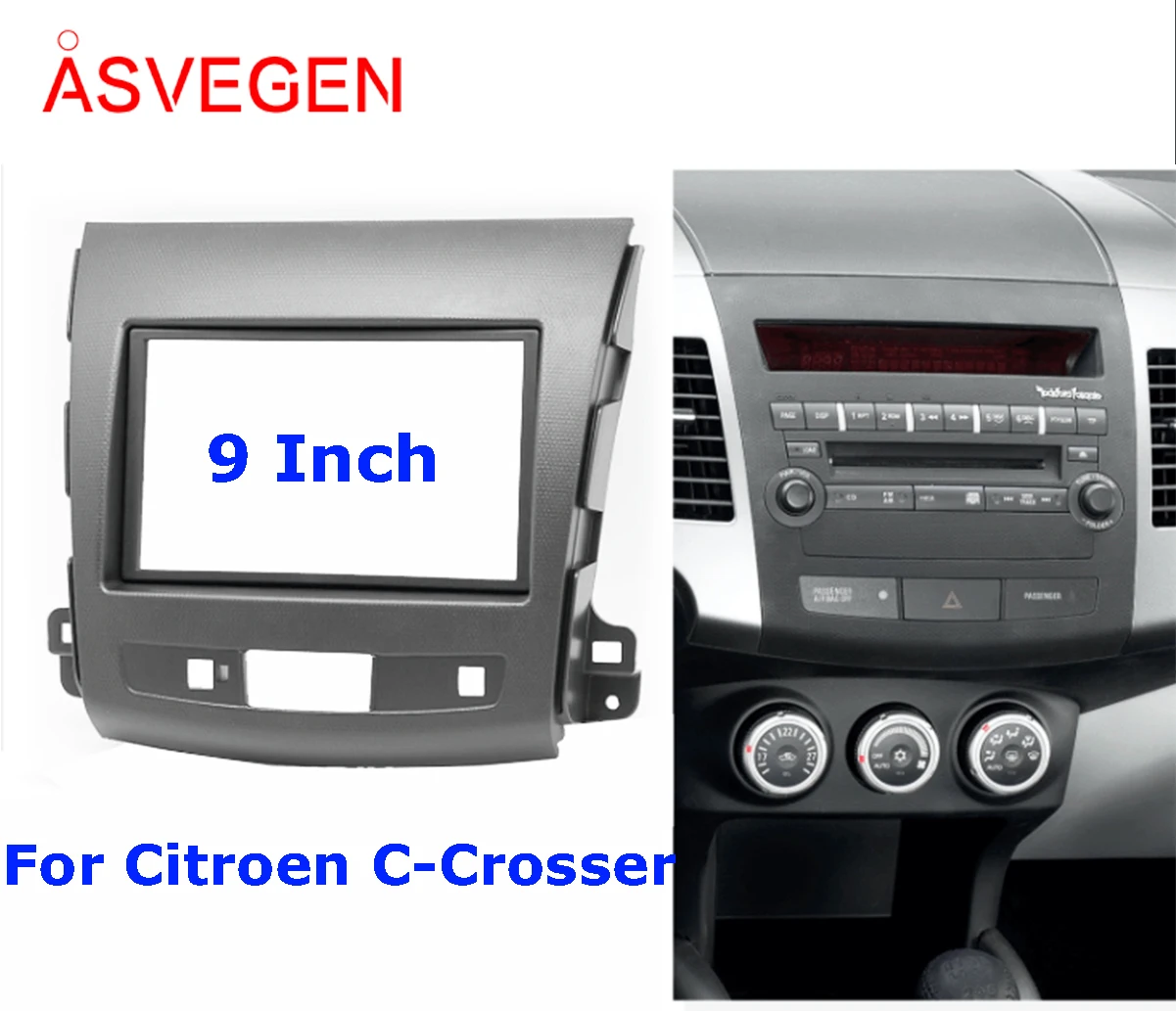 Asvegen-Car-Radio-Fascia-Frame-For-Citroen-c-crosser-Car-Dvd-Frame ...