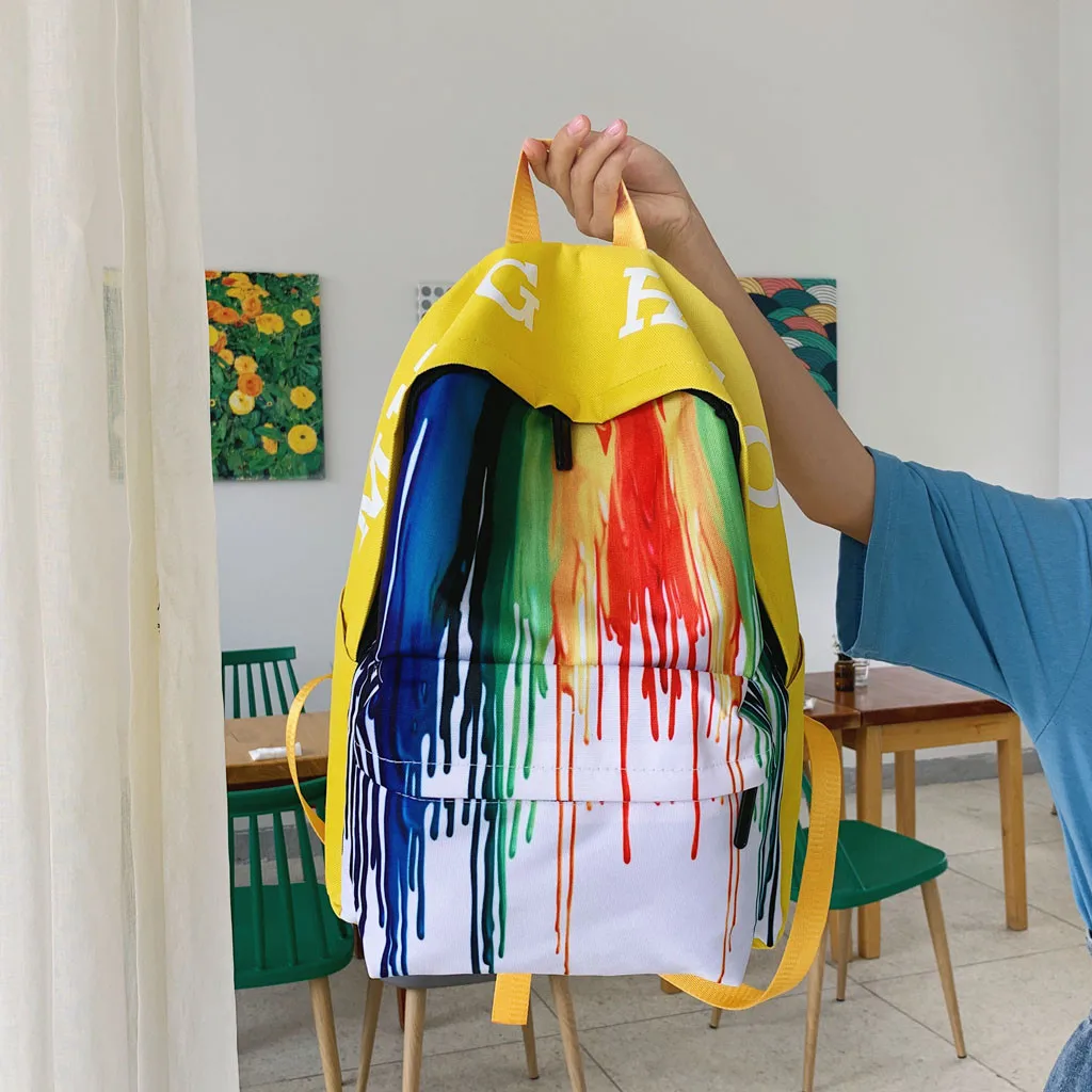 Rainbow Pride Dripping Paint Backpack (Various Colors) - Queerks™