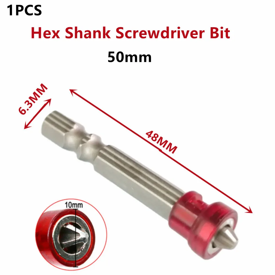 1pcs-1-4-Inch-Cross-head-PH2-Magnetic-Screwdriver-Bits-Hex-Shank ...
