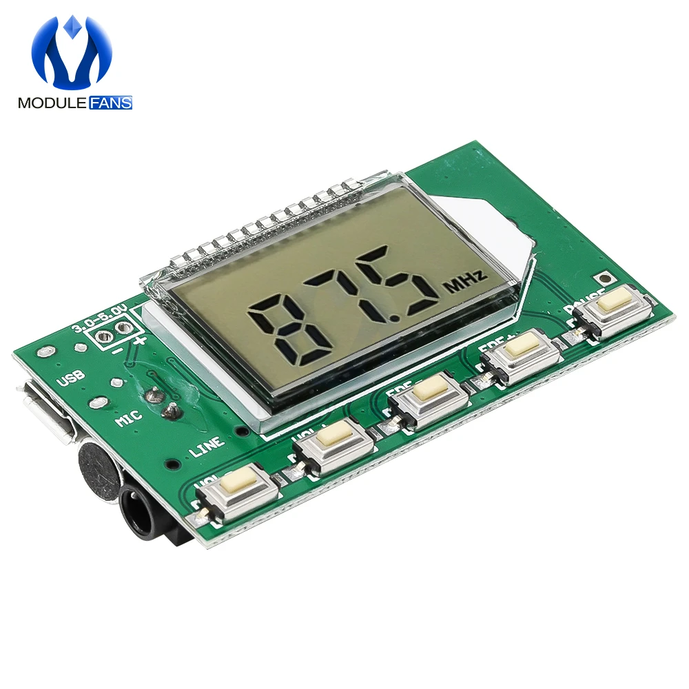 Fm Transmitter Module Wireless Microphone Circuit Board Computer Audio ...