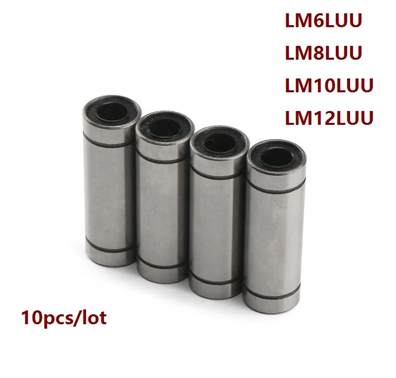 10-adet-grup-LM6LUU-LM8LUU-LM10LUU-LM12LUU-LM6L-LM8L-LM10L-LM12L-Uzun ...