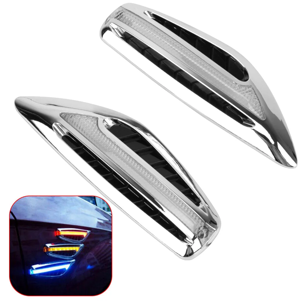 1-pair-46LED-Car-Turn-Signal-Lights-12v-3W-Blade-Shape-Side-Lights-Auto ...