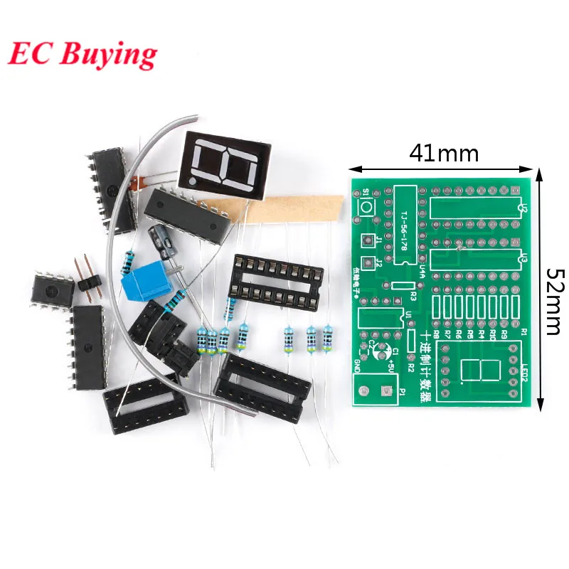 Decimal-Counter-Kit-Electronic-Production-Training-Kit-5V-DIY-Counter ...