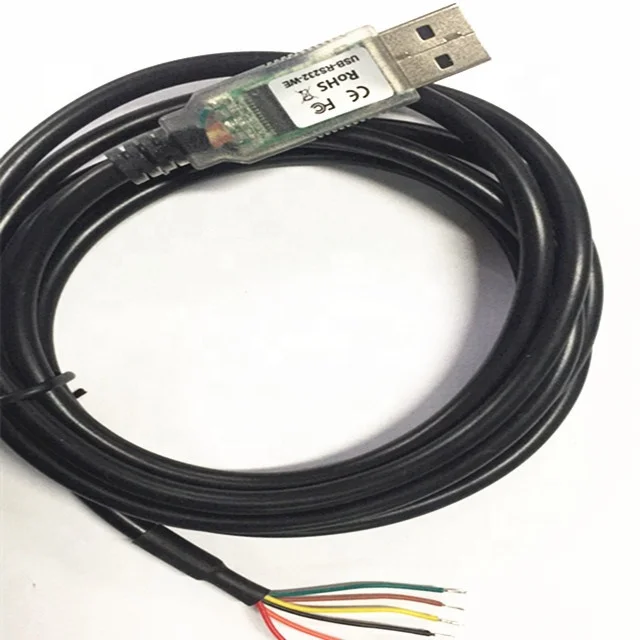 6pin 3.3 5V FTDI USB-RS232-WE-1800-BT-5.0 CABLE, USB TO RS232 SERIAL, 1 ...