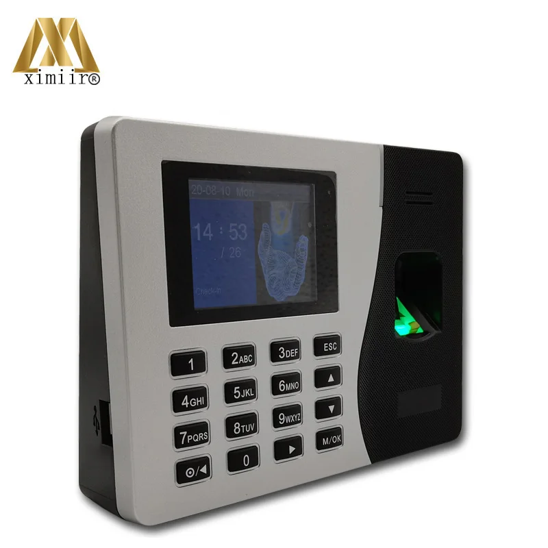 Review TCP/IP Biometric Fingerprint Time Attendance K14 Smart Attendance Clock Employee ...