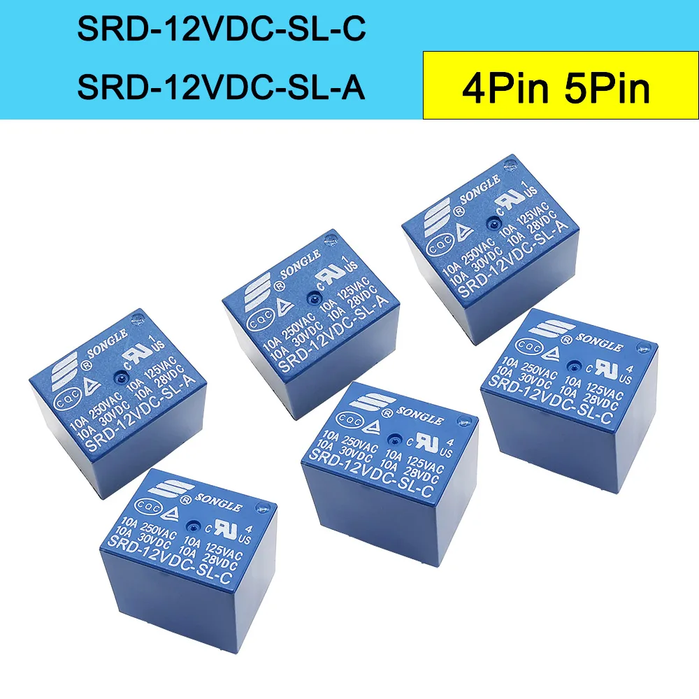 Songle Relay Srs 12vdc Sl | Relay 12vdc 10a Songle | Songle Relay ...