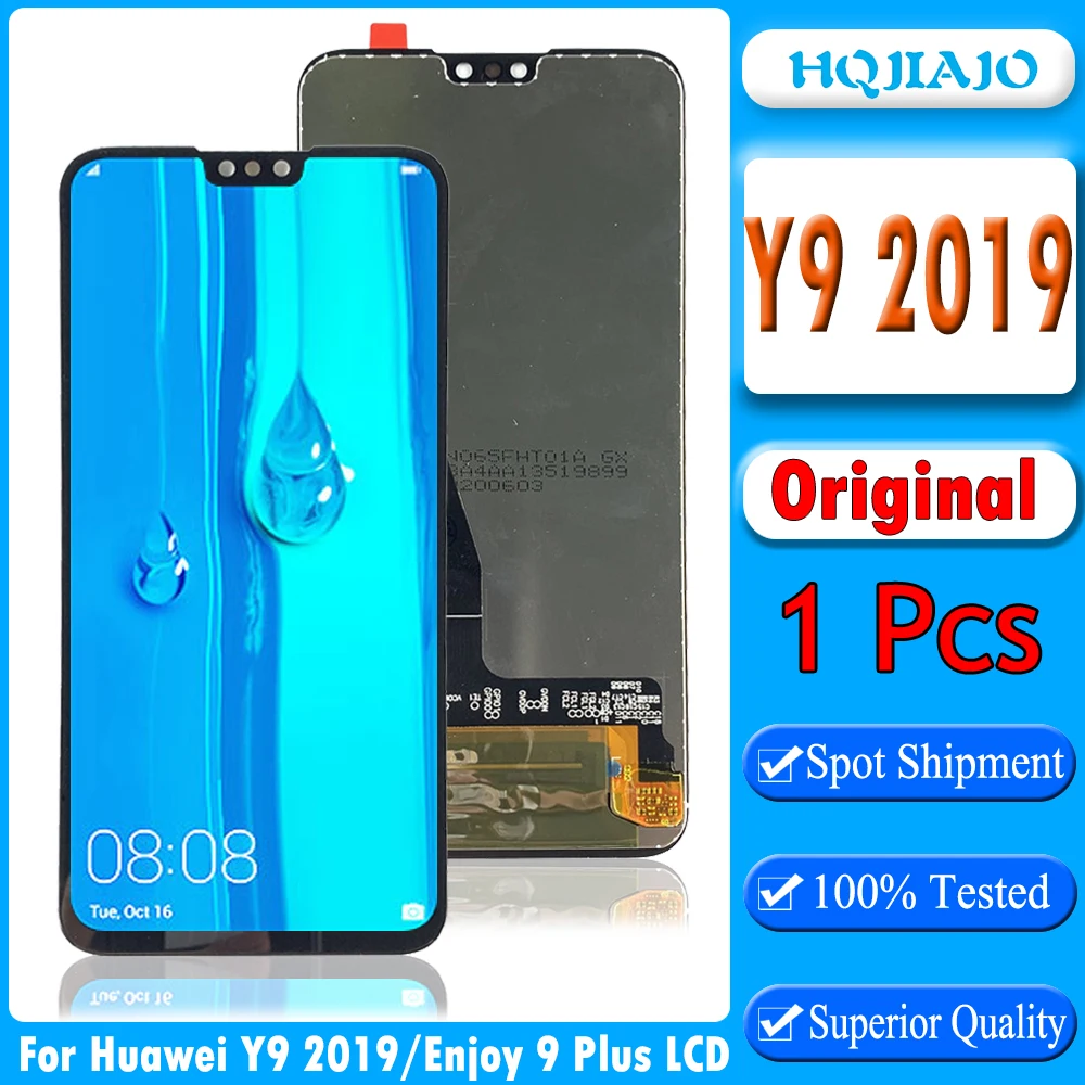 JKM LX1 LCD Original para Huawei Y9 2019, piezas de digitalizador con pantalla táctil, JKM LX2 ...