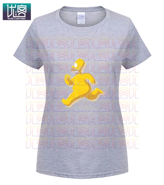 Bart Simpson Desnudo Homero Simpson T Camisa Ropa Popular Camiseta ...