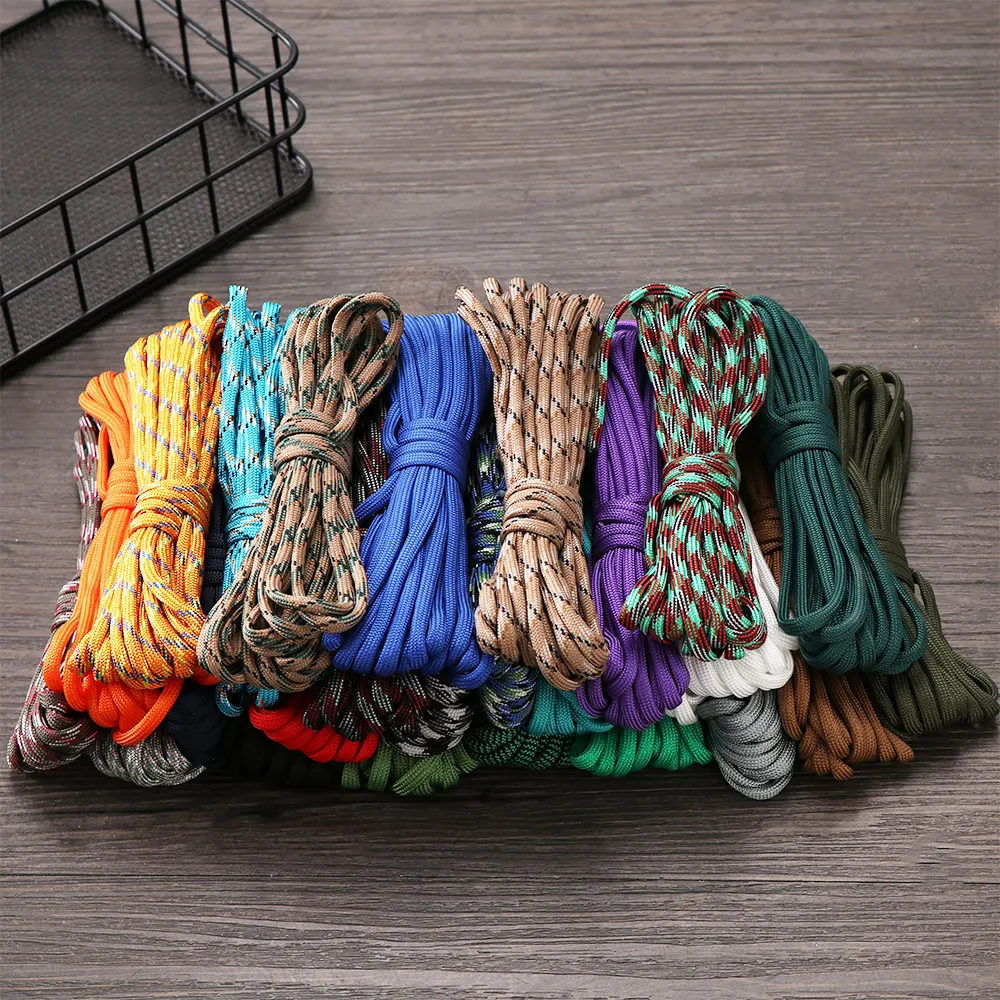 1PC-26-Colors-5-Meter-4mm-Paracord-Cord-Lanyard-Nylon-Rope-7-Strand ...