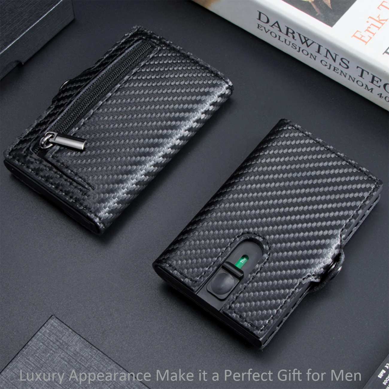 Minimalist-Carbon-Fiber-Slim-Wallet-Anti-Rfid-Credit-Card-Holders-Case ...
