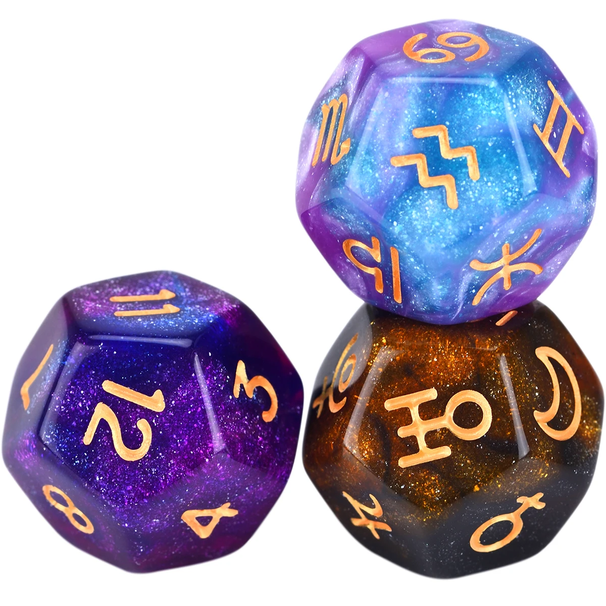 Astrology-12-Sided-Dice-Planets-Signs-Numbers-for-Divination-Tarot ...