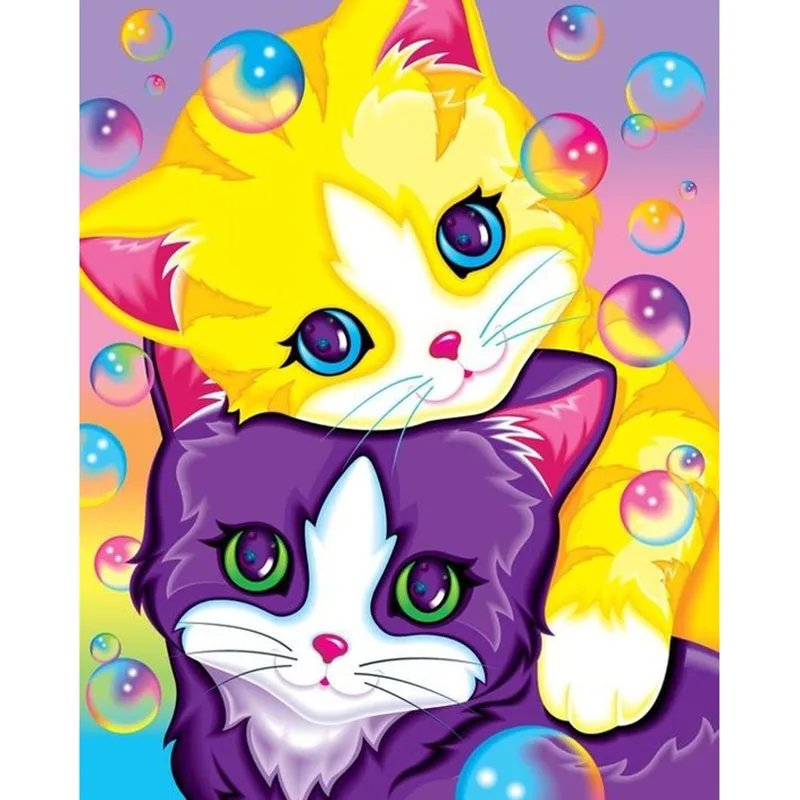 Full Square/Round Drill 5D DIY Diamond Painting "Cartoon cat ...