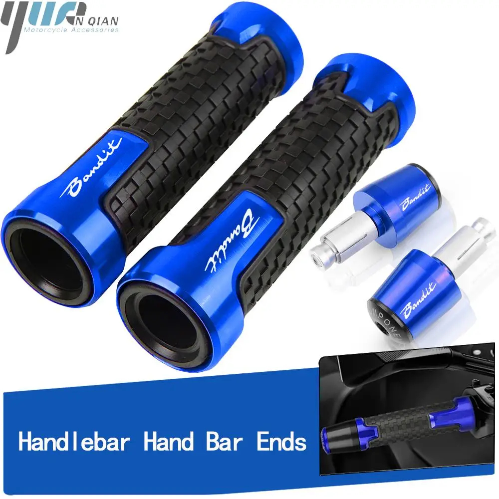 22MM Motorcycle Handlebar Grips For Suzuki GSF 250 400 650 600 S N 1250 22mm-motorcycle-handlebar-grips-for-suzuki-gsf-250-400-650-600-s-n-1250