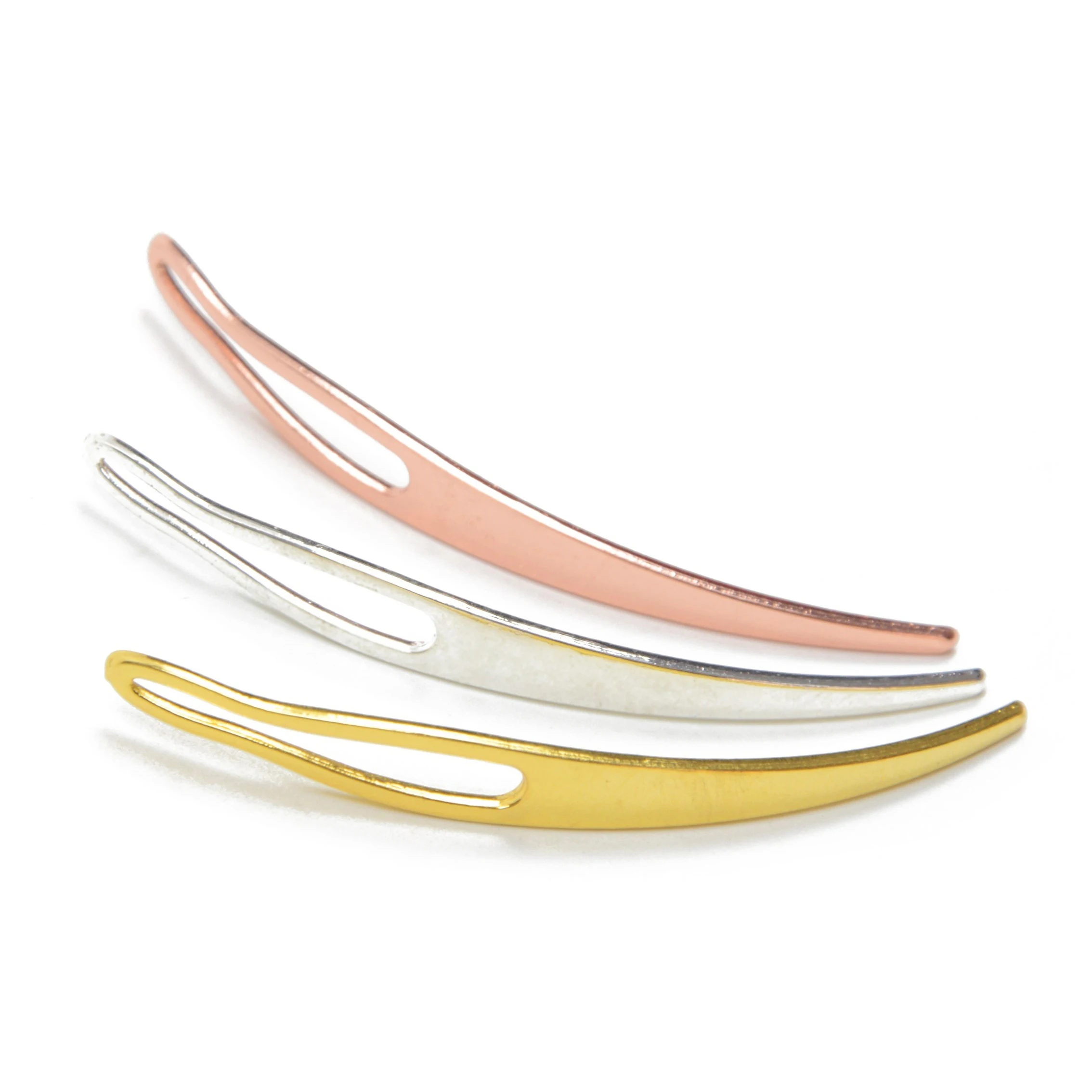 2 pcs Dreadlocks Interlocking Needles Crochet Wig Needle Curved Hair ...