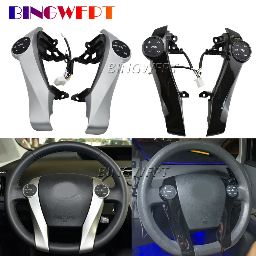 New Button Switch For Toyota Prius / Prius C / Aqua Steering Wheel ...