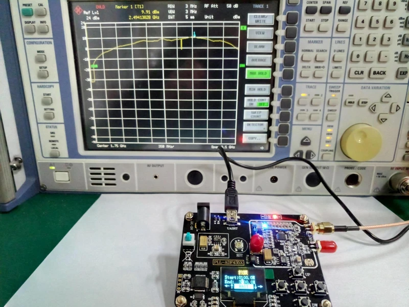Signal Sources & Conditioning 35MHz-4400MHz RF Signal Generator ADF4351 ...