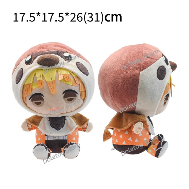 Anime Demon Slayer Stuffed Toy Zenitsu Agatsuma Ukogi Chuntaro Kasugai ...