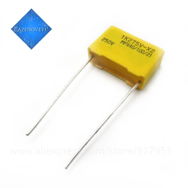 5pcs/lot High quality safety capacitor MPX40/100/21 0.1uf 275v 104 275v 0.1UF 1K275V-X2 15MM In ...