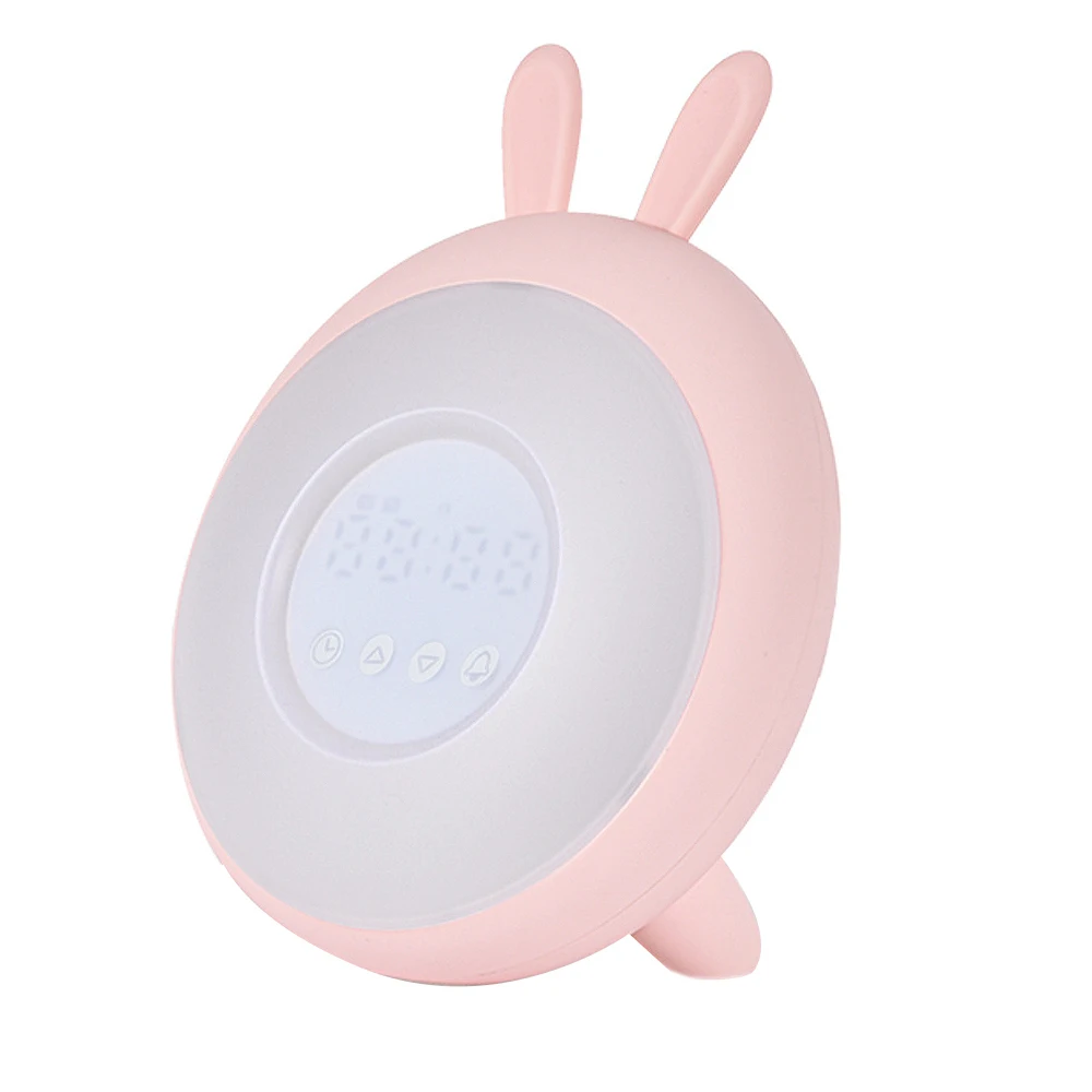 New Sleep Wake-up Alarm Clock with Bedside Light LED Touch Screen ...