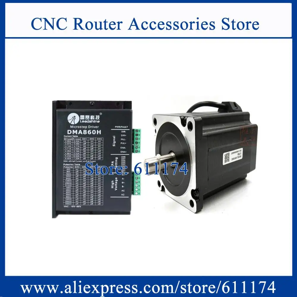 Original-Leadshine-2-Phase-Stepper-Motor-8-5N-m-4-wire-12-7mm-14mm ...