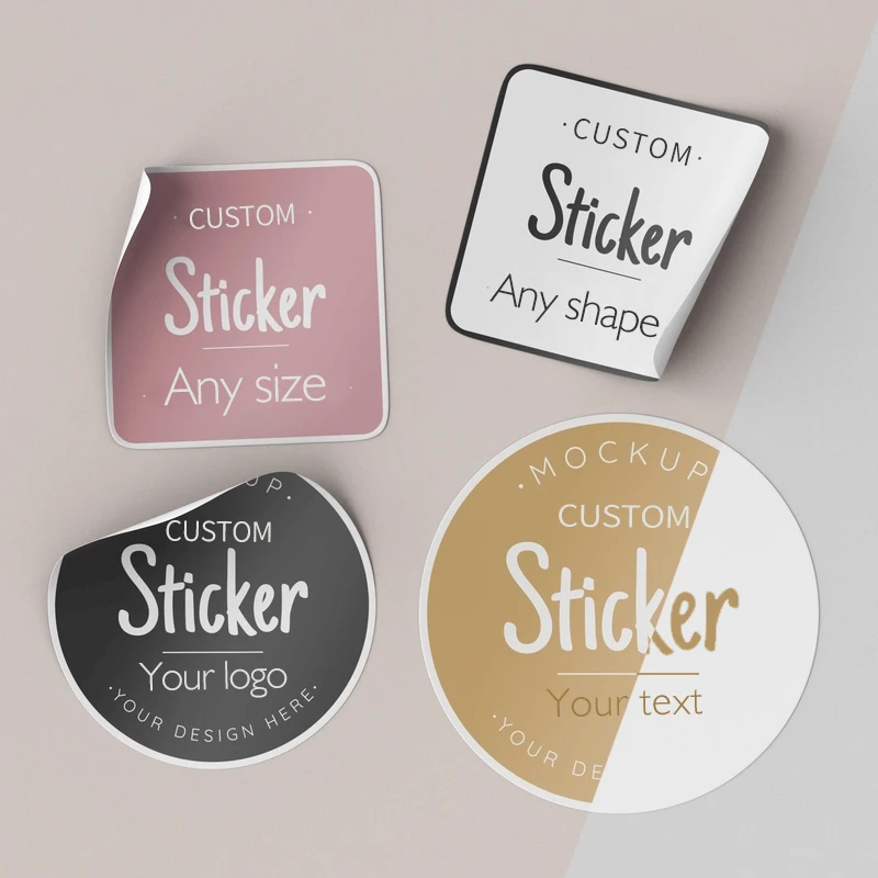 DIY round sticker custom seal sticker personality LOGO multiple wedding ...