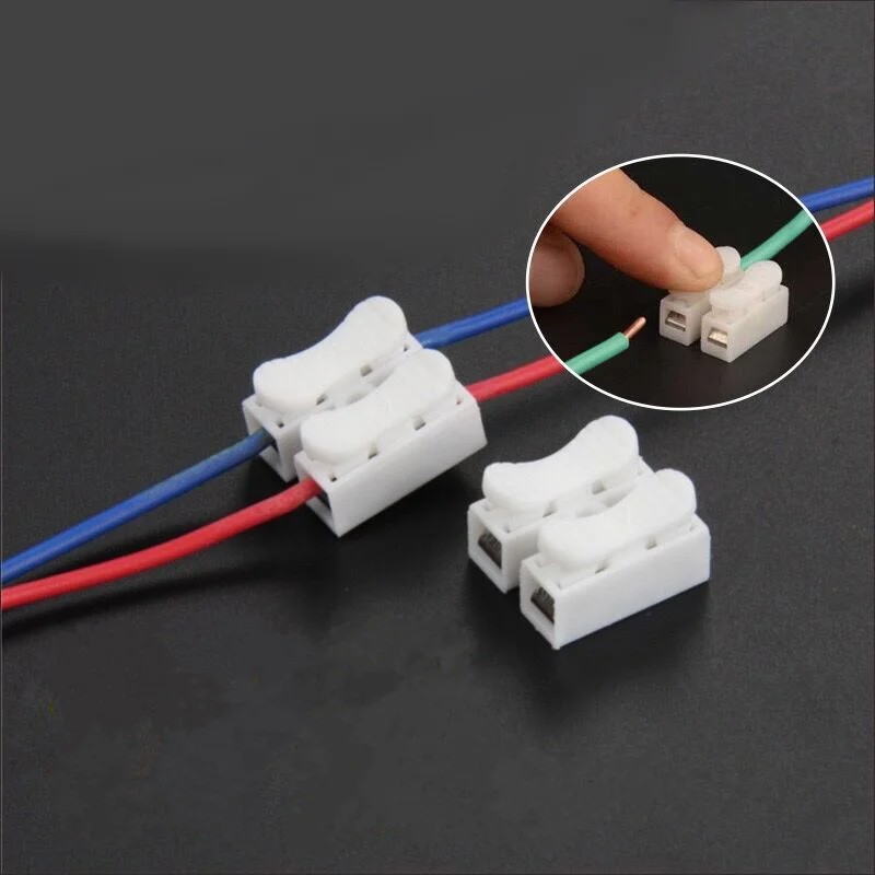 10pcs-push-type-quick-connection-terminal-two-wire-connector-flame ...