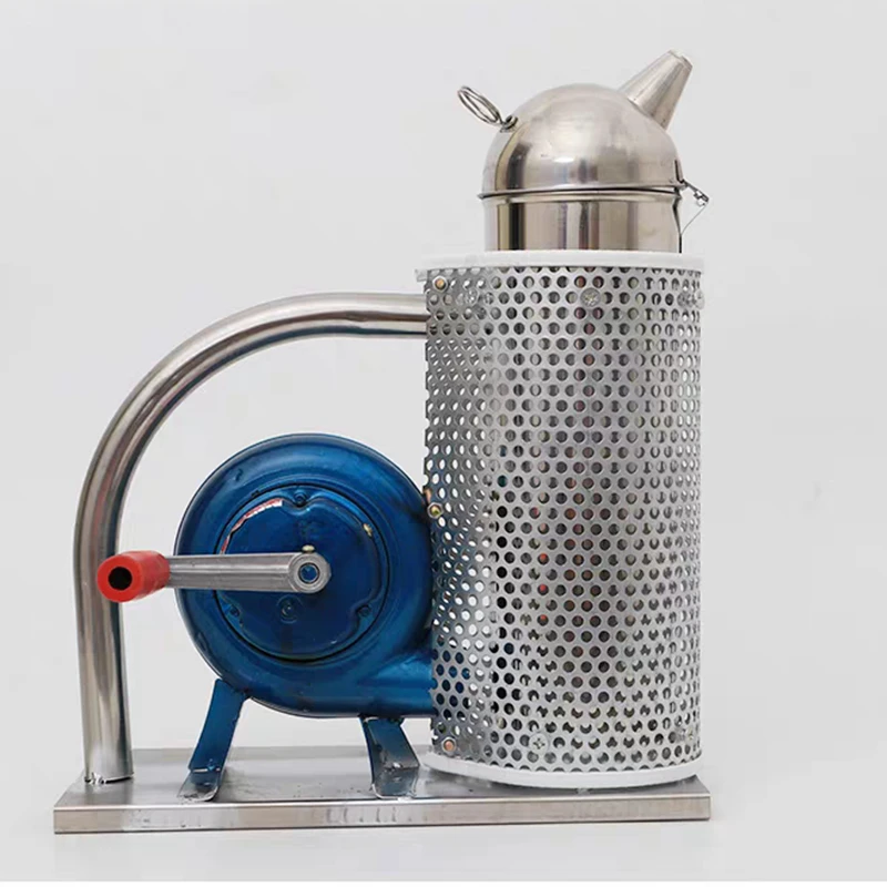 2020 New Large Size Hand-driven Blower Bee Smoker Stainless Steel Super ...