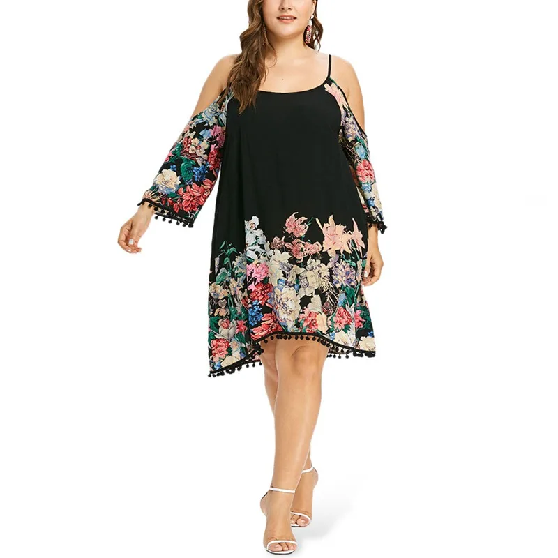 Summer-New-Large-Size-Casual-Dress-6XL-7XL-8XL-9XL-Fashion-Women-Loose ...